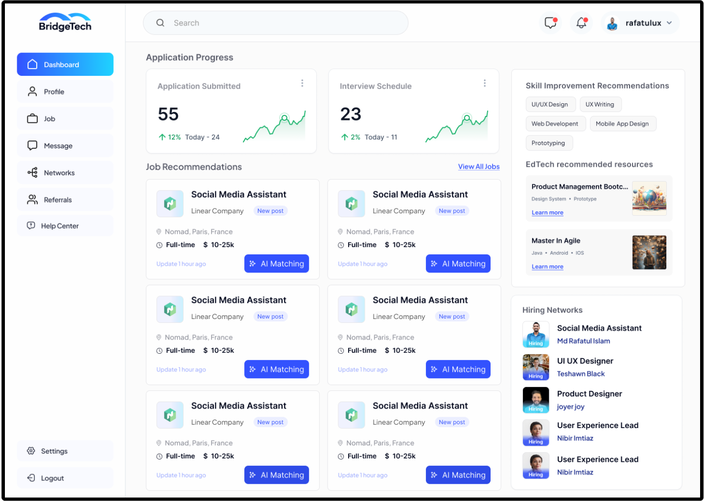 BridgeTech Waitlist : BridgeTech: Connecting Tech Talent with Opportunity